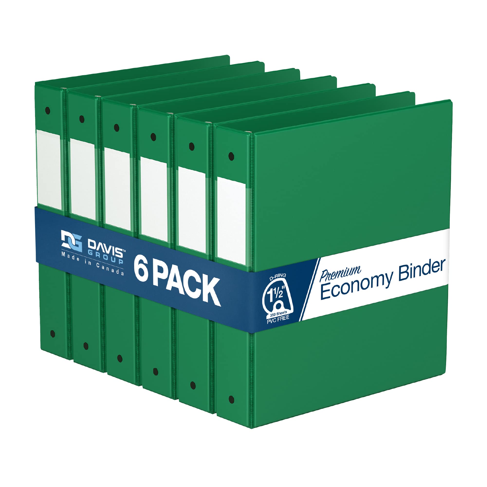 Amazon.com : Premium Economy 1.5-Inch Binders, 3-Ring Binders for ...