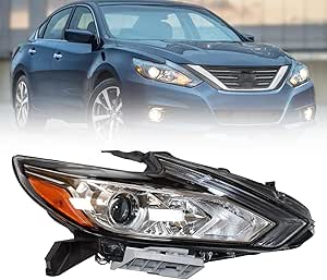 Amazon.com: Halogen Headlight Headlamp, NI2502244, NI2503243 For Nissan ...