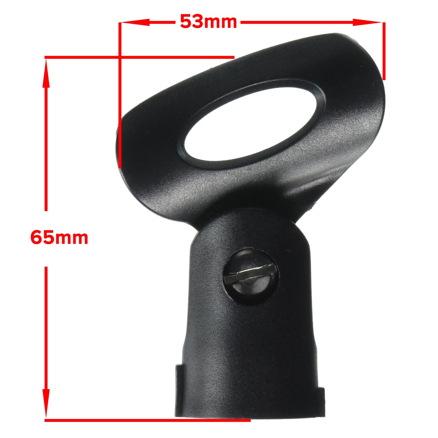 Snapklik.com : MH3 Indestructible Elliptical Standard Mic Holder