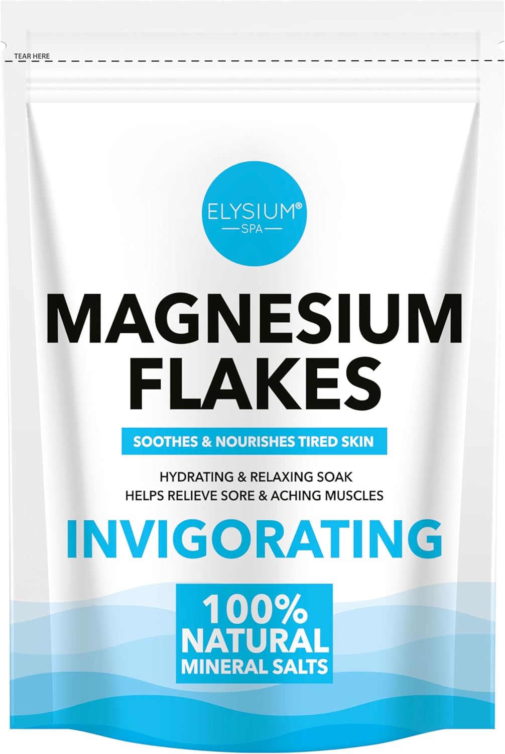 Original Magnesium Mineral Flakes | Natural Cleansing Bath Salts 1kg ...