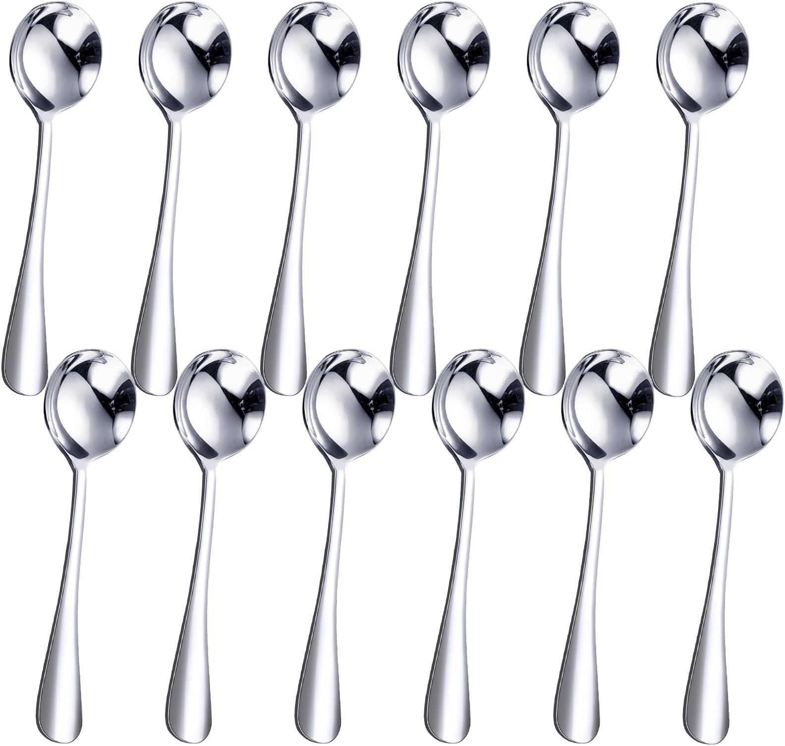 Amazon.com: Espresso spoons 18/10 Stainless Steel 10 Piece Vogue Mini ...