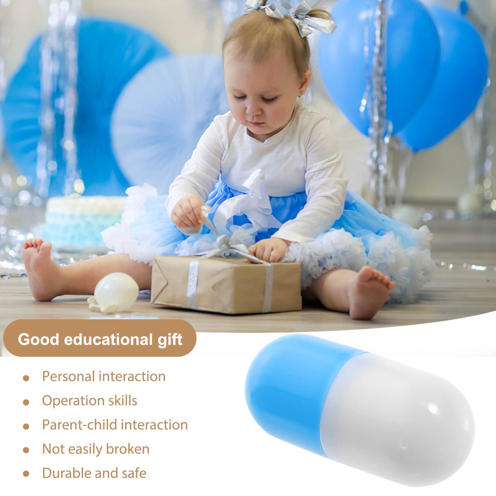 Snapklik.com : Zerodeko 20Pcs Fake Pills Models, Empty Capsules To Fill ...