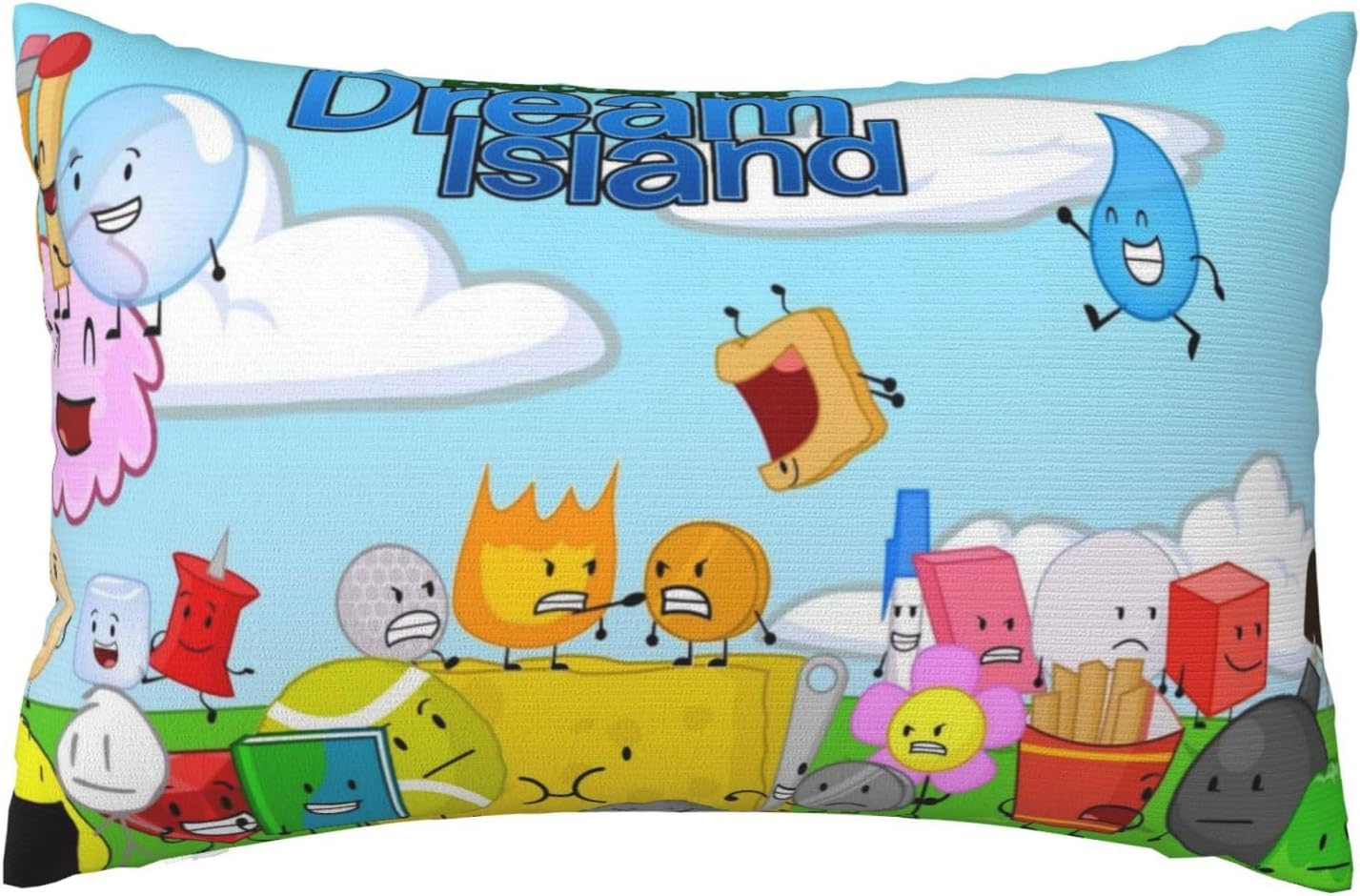 Amazon.com: SHELLCELL Bfdi-Battle for Dream Throw Pillow Cover ...