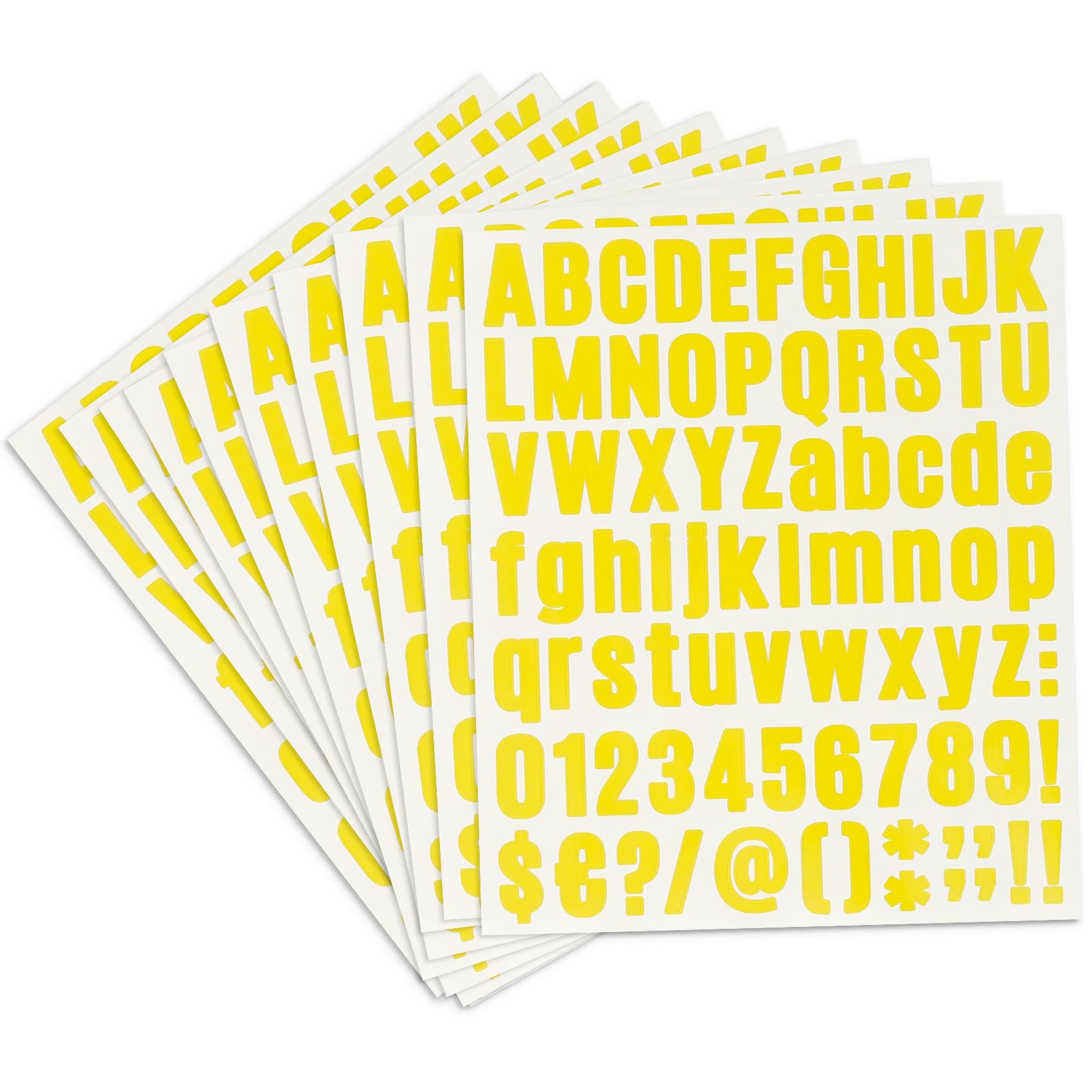 Amazon.com: Letter Stickers, Alphabet Stickers, 10 Sheets Vinyl Letters ...