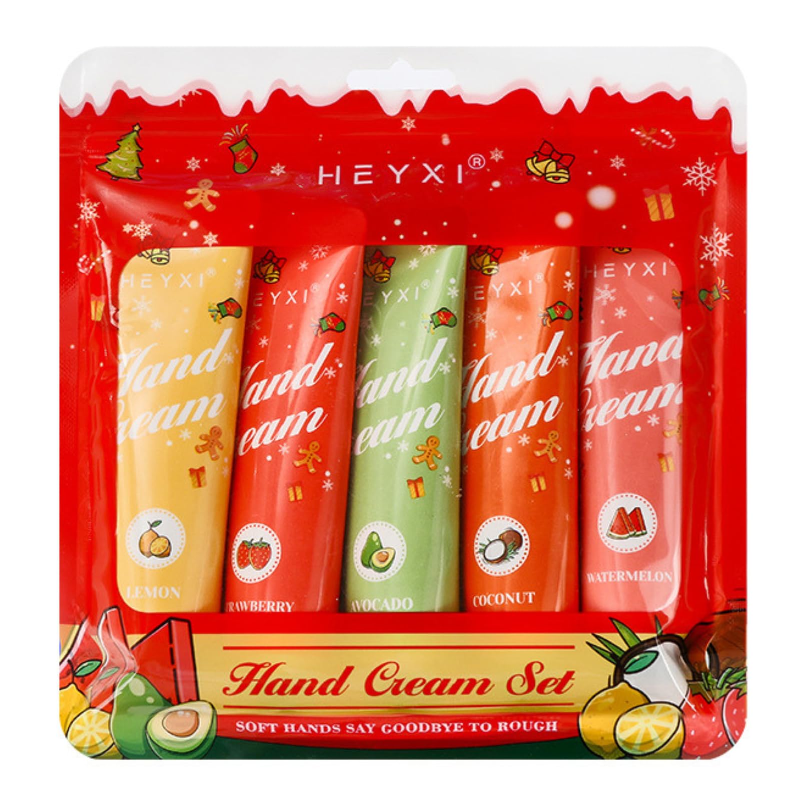 Christmas Hand Cream Gift Set for Women 5 pcs (530ml), Hand Cream for ...