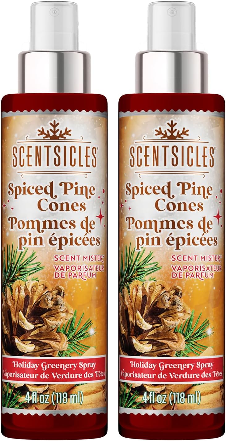 Amazon.com: Scentsicles, Scent Mister, Spiced Pine Cones - 2 Pack of ...