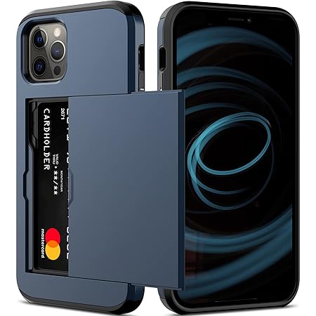 Amazon.com: FDTCYDS iPhone 12/12 Pro Case with Card Holder,Shockproof ...