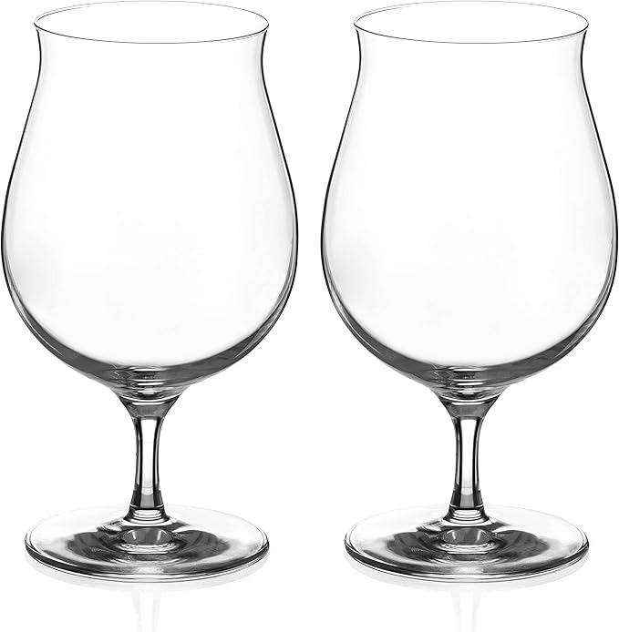 DIAMANTE Premium Lead Free Crystal Craft Beer Ale Glasses | Craft ...