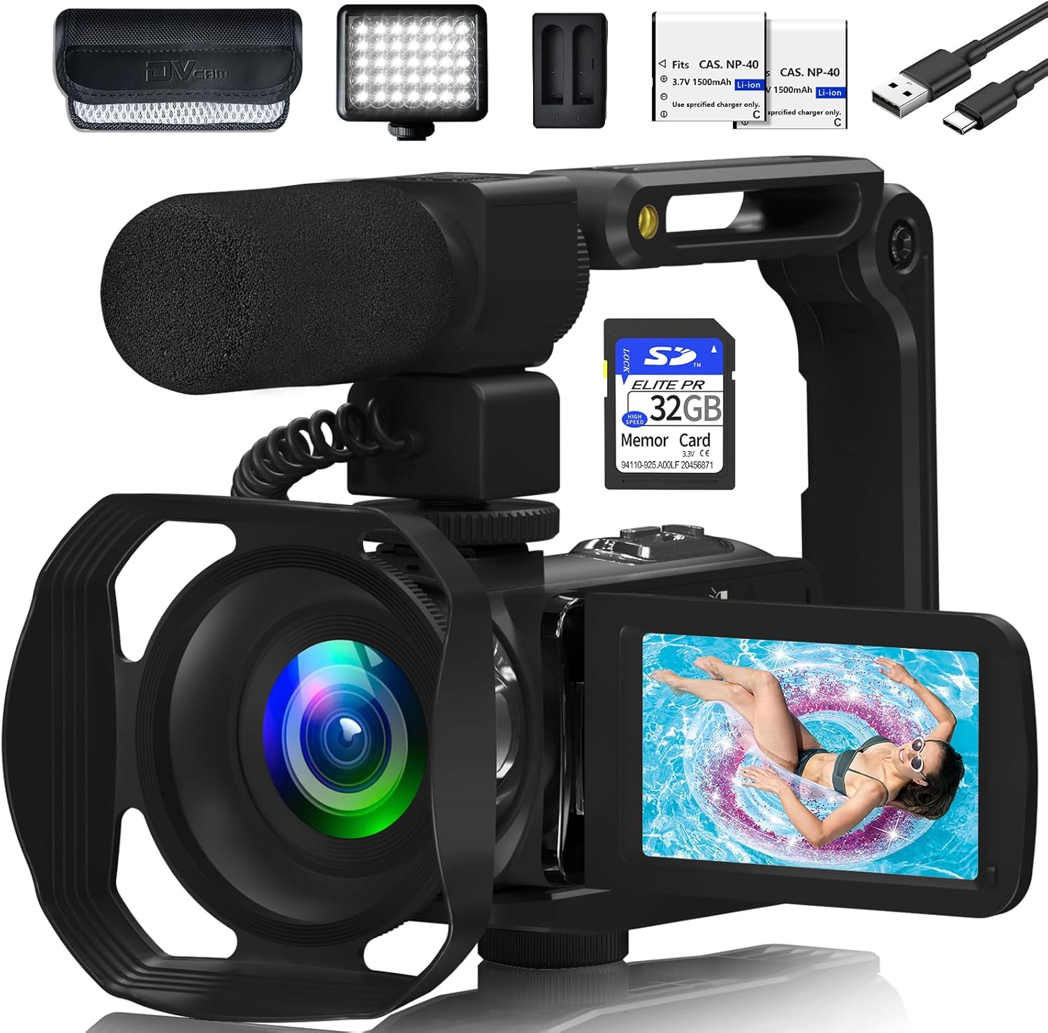 Amazon.com : WIKICO 8K Camcorder 48MP Vlogging Camera for YouTube, 18X ...