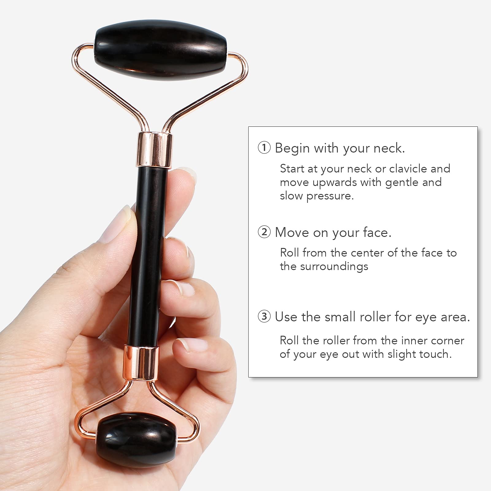 Snapklik.com : BAIMEI Jade Roller & Gua Sha, Face Roller, Facial Beauty ...