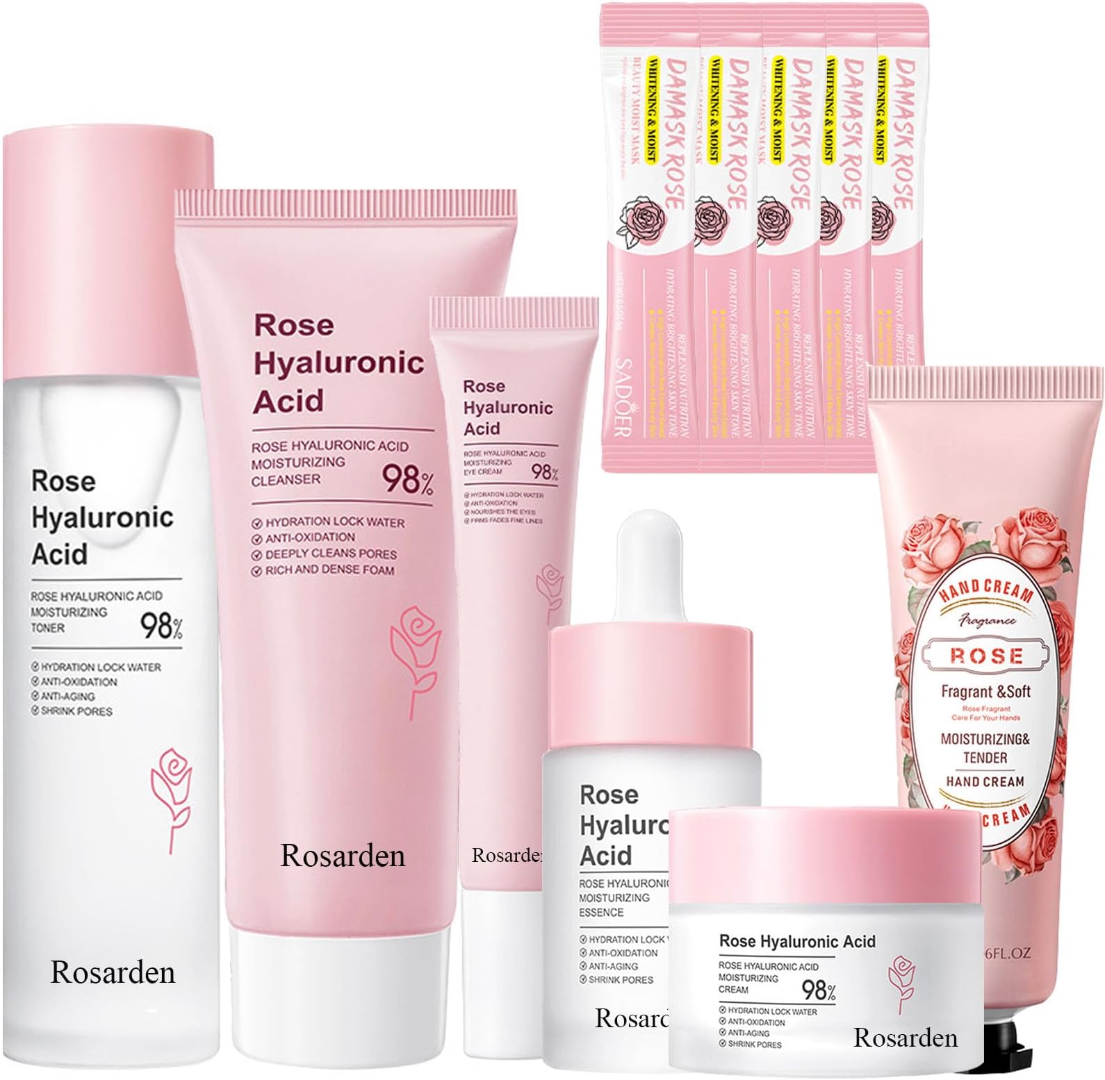 Amazon.com : Sakura Face Care Set for Women, 17Pcs Moisturizing Skin ...