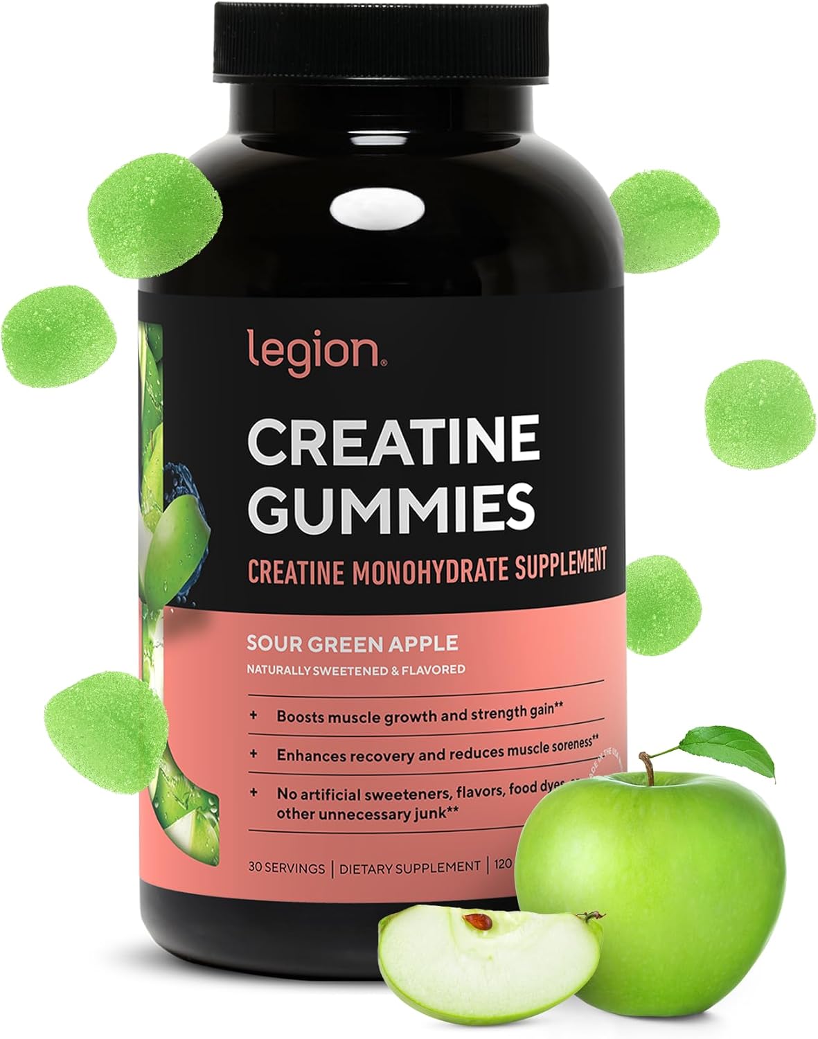 Amazon.com: LEGION Creatine Monohydrate Gummies - Clean Creatine ...