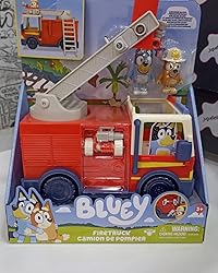 Amazon.com: Bluey Firetruck | Firetruck, Exclusive Firefighter Bingo ...