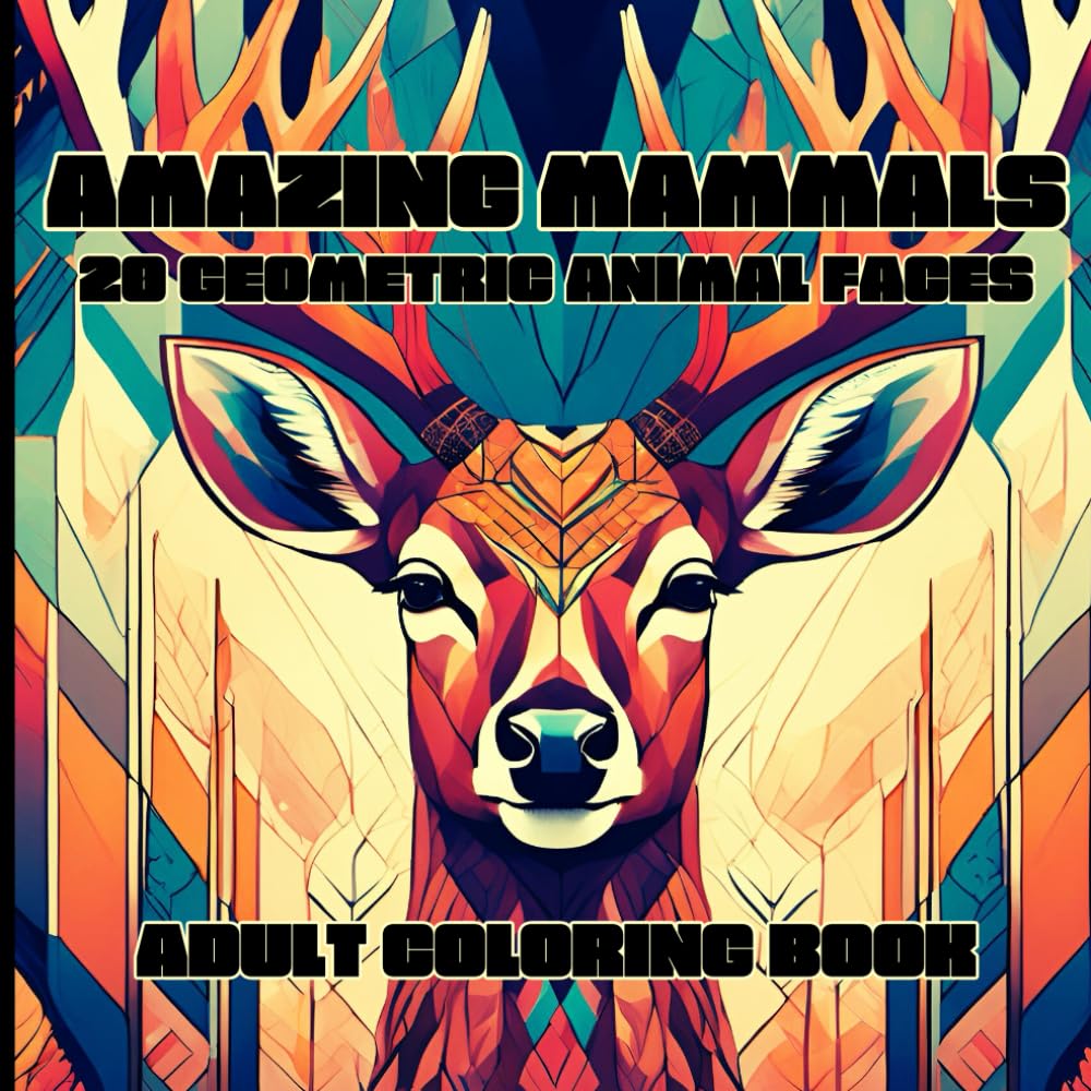 Amazon.com: Amazing Mammals: adult coloring book: 9798308467724: Cecil ...