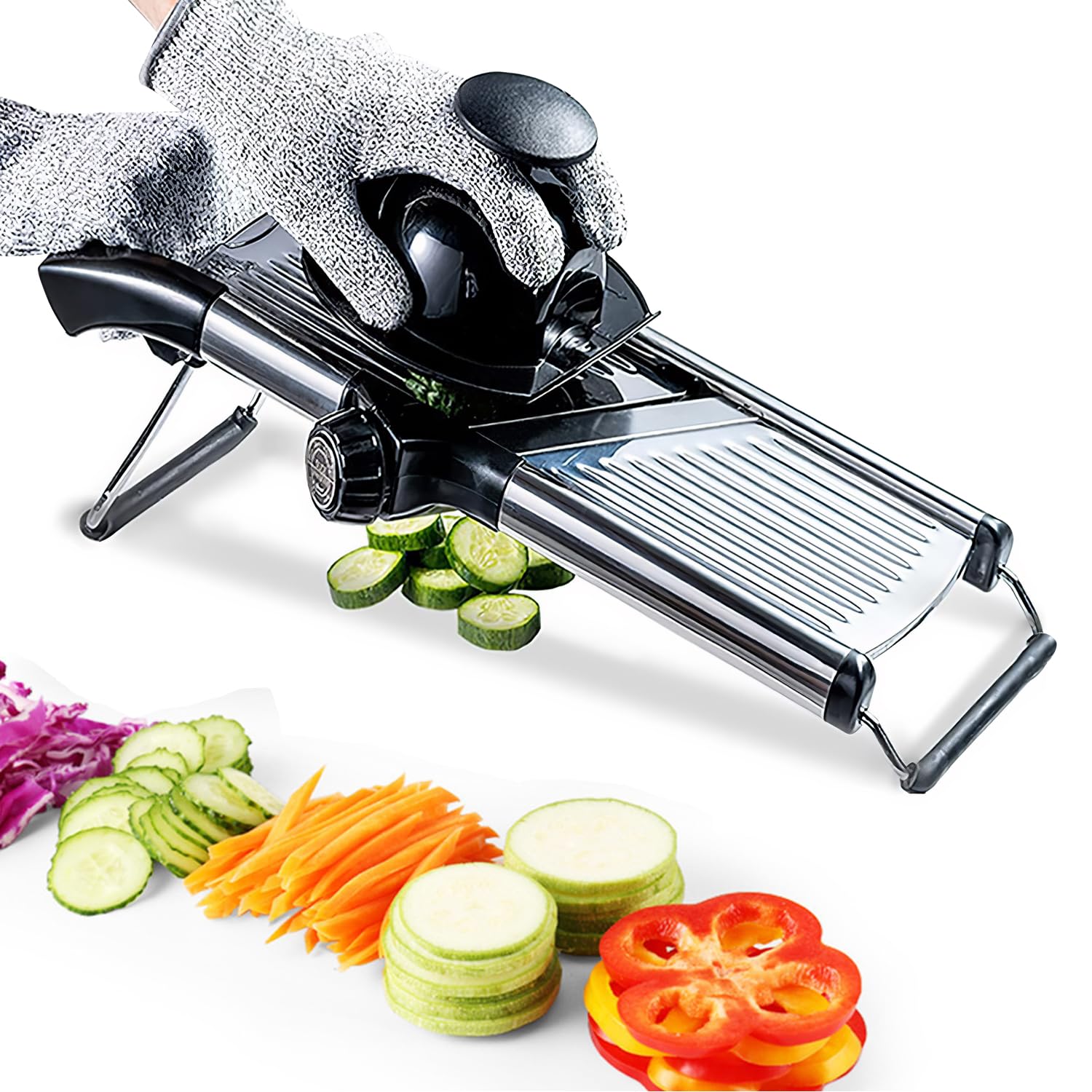Versatile Adjustable Mandoline Slicer - Kitchen Tool for Easy Food Prep ...