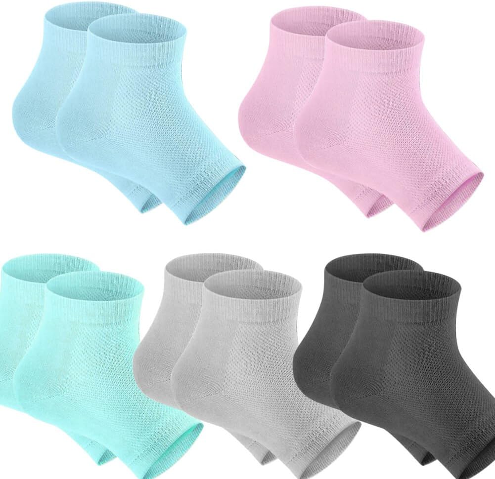 Amazon.com : Dr. Frederick's Original Moisturizing Heel Socks for ...