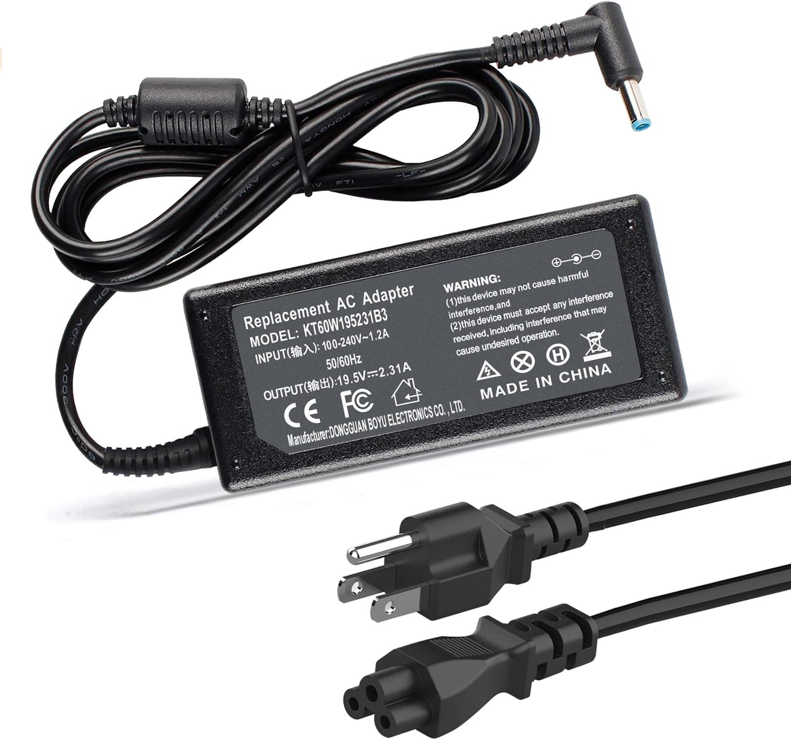 Amazon.com: 45W 740015-002 741727-001 L25296-001 AC Adapter for HP ...
