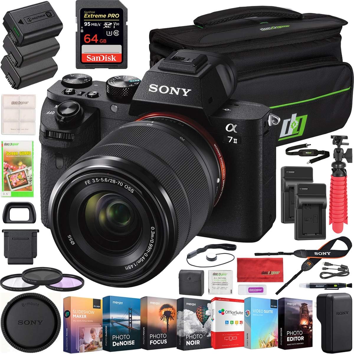 Amazon.com : Sony a7 II Full-Frame Alpha Mirrorless Digital Camera a7II ...