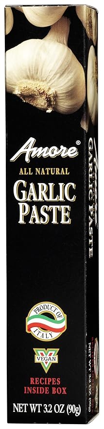 Amazon.com : Amore Garlic Paste - Tube, 3.2 Ounce - 12 per case ...