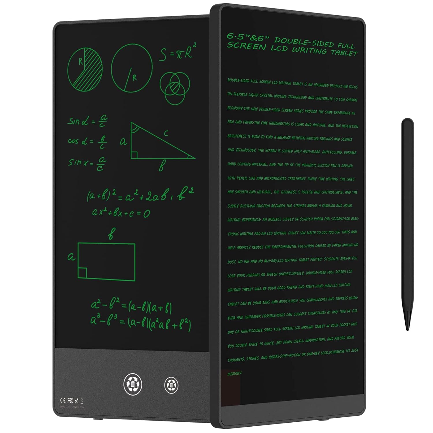 Amazon.in: Buy Ksequ LCD Writing Tablet For Adults-6.5?&6? LCD Writing ...