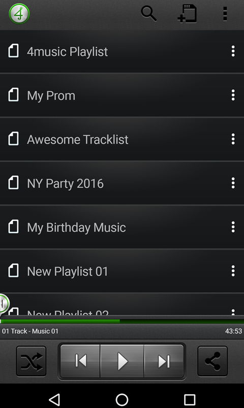4shared Music - App on Amazon Appstore