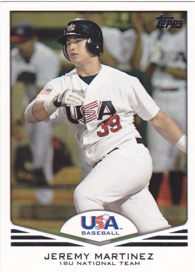 Amazon.com: 2011 TOPPS USA BASEBALL JEREMY MARTINEZ RC ROOKIE ...
