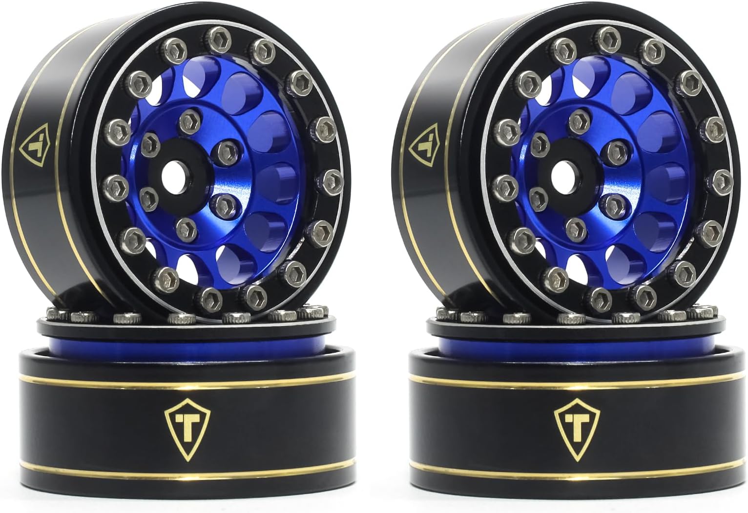 Amazon.com: TREAL 1.0 Beadlock Wheels 12 Spokes Classic Rims (4P) for ...