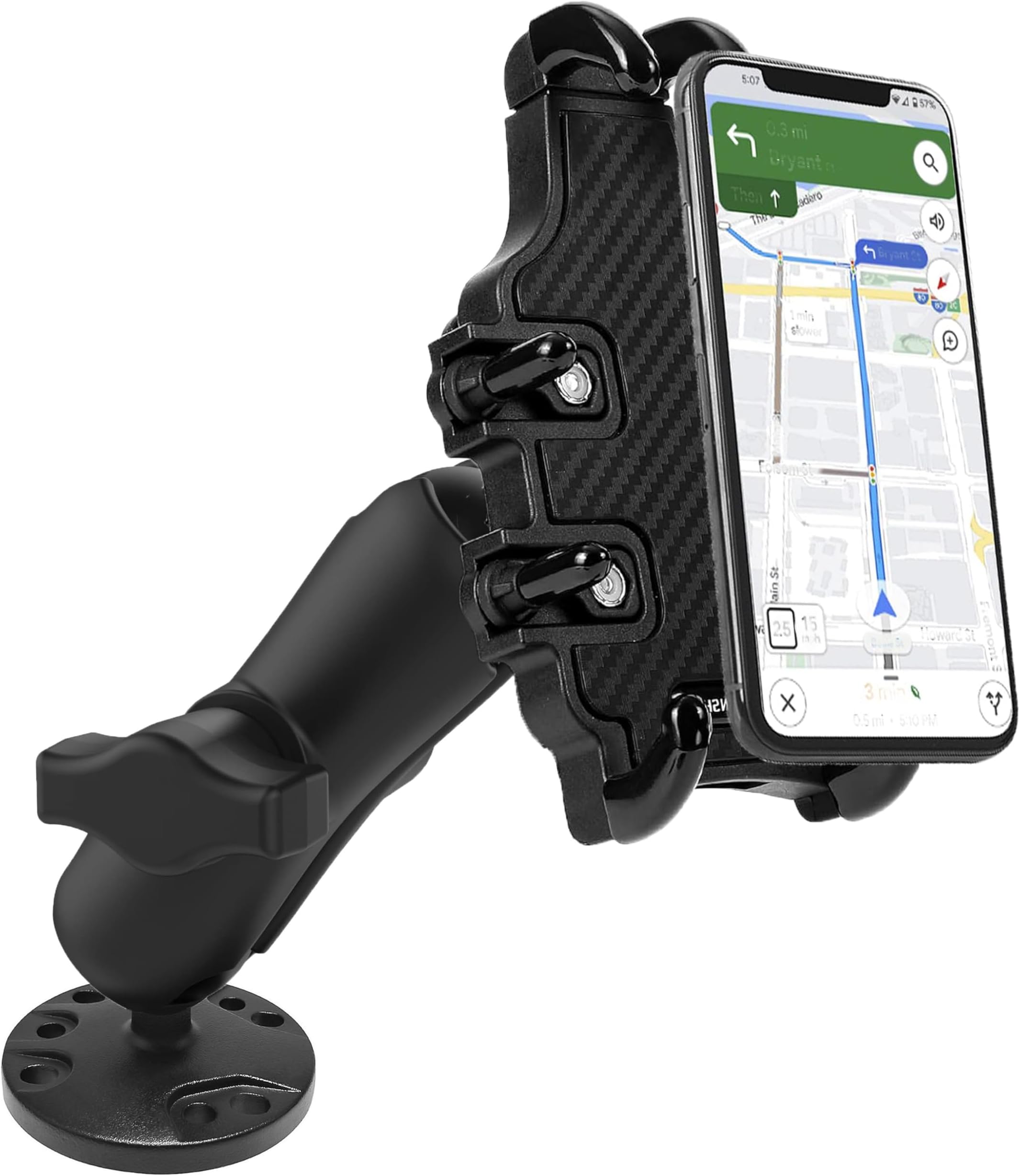Amazon.com: AceTaken Drill-Down Dash-Board Phone Mount Holder ...