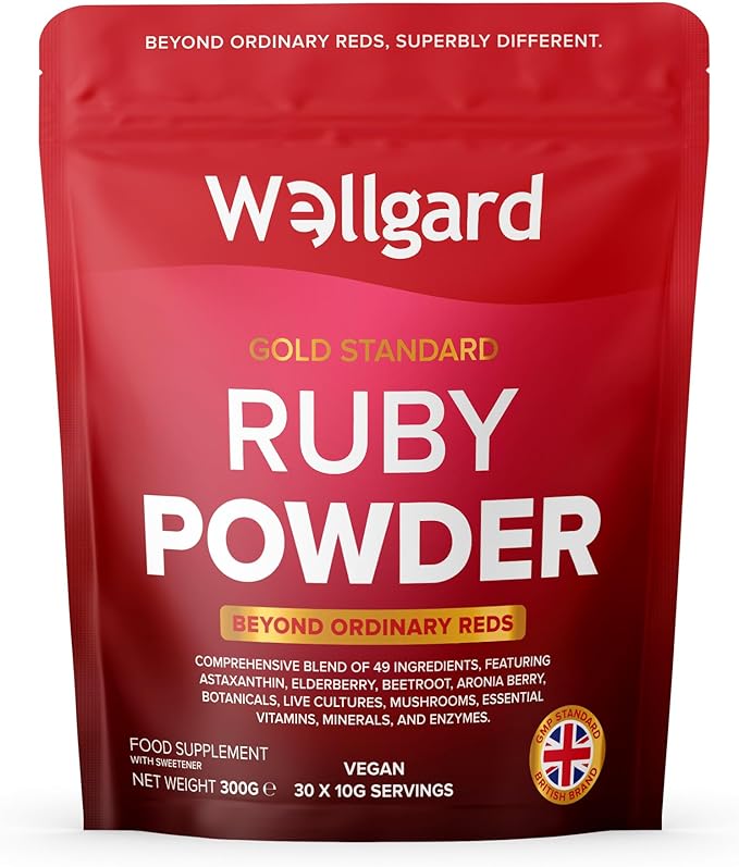 Wellgard Super Reds Powder, Ruby Powder, Vitamins, Minerals, Fruits ...