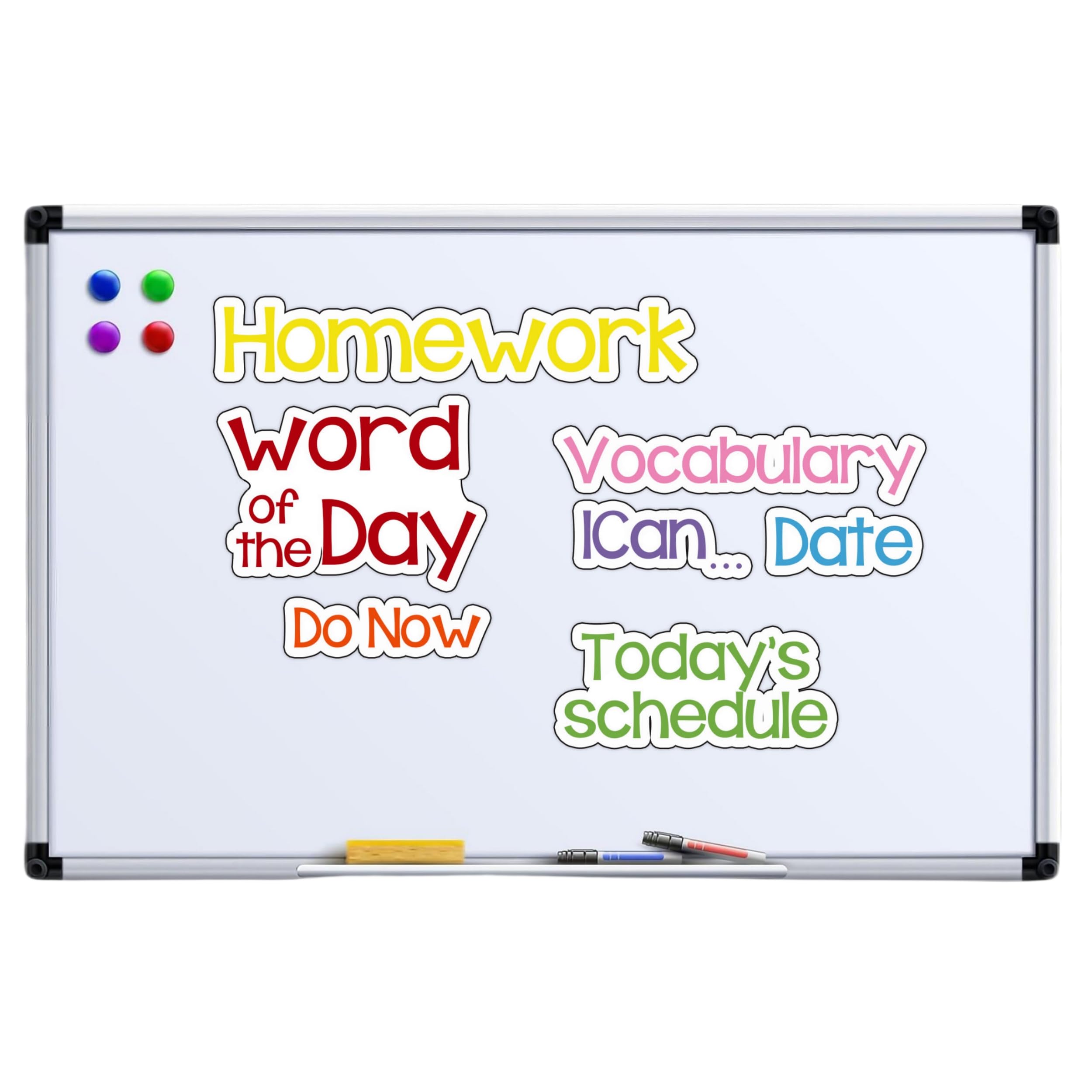 Customizable Magnetic Labels Personalized Whiteboard Magnets ...
