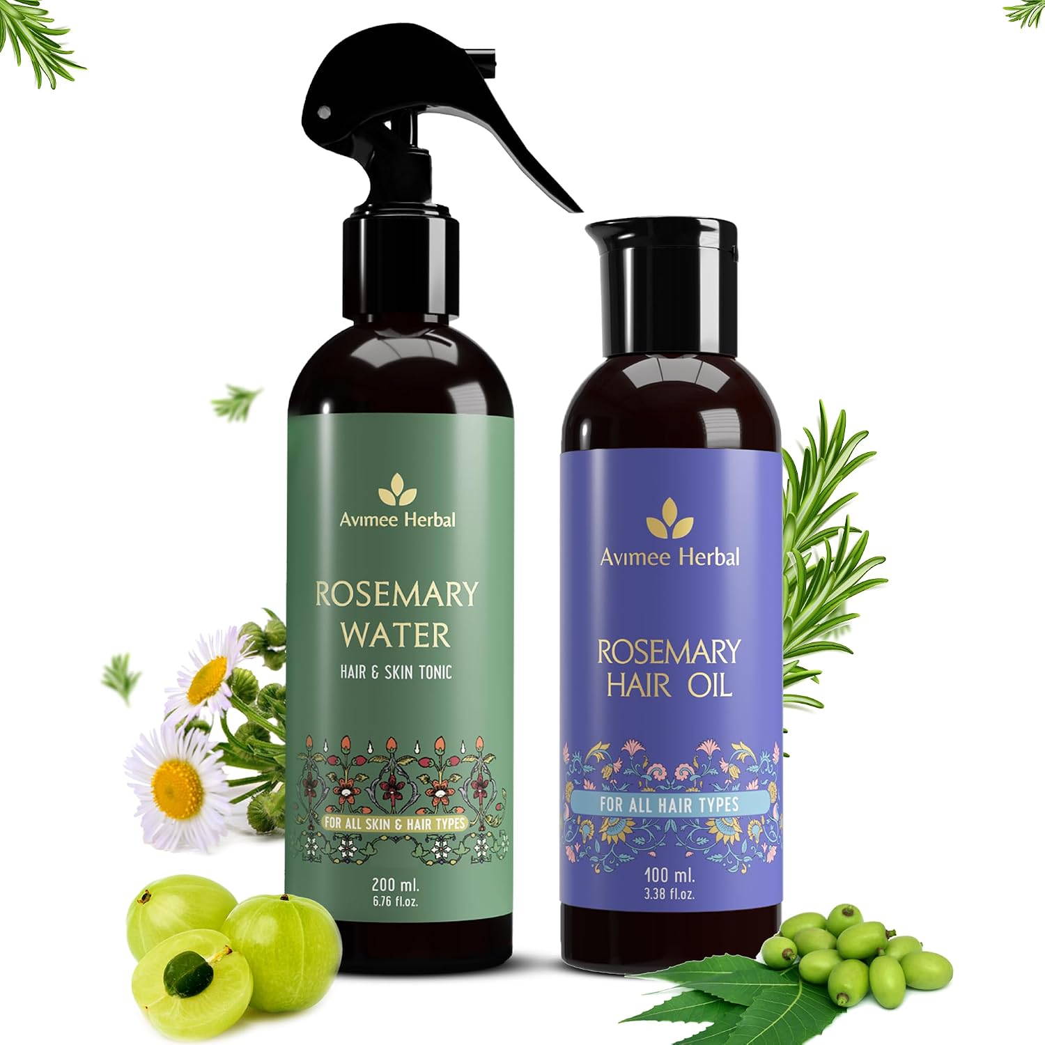 Buy Avimee Herbal Rosemary Super Saver Combo for Hair Growth & Hair ...