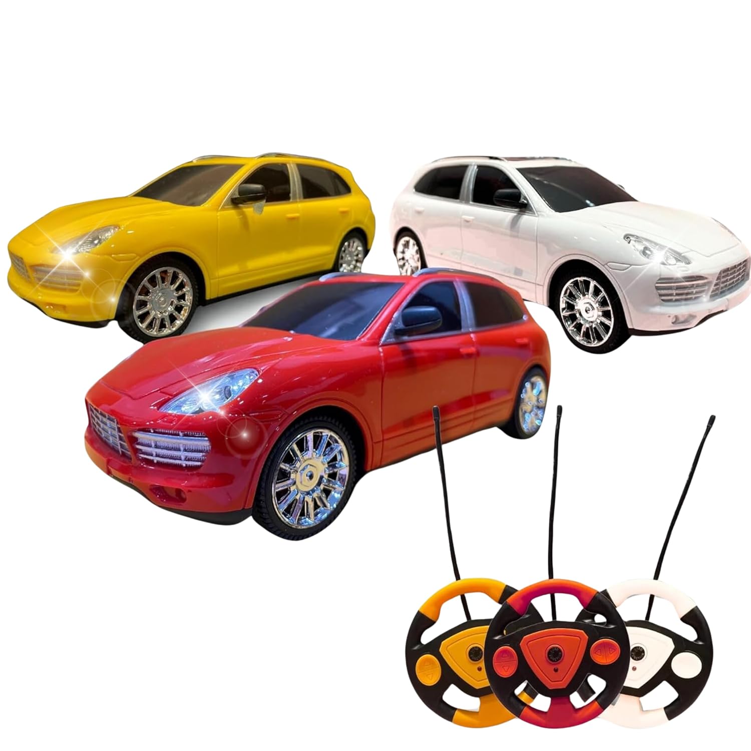 VRION® Remote car with 1 Key Auto Demo with Steering Wheel Remote ...