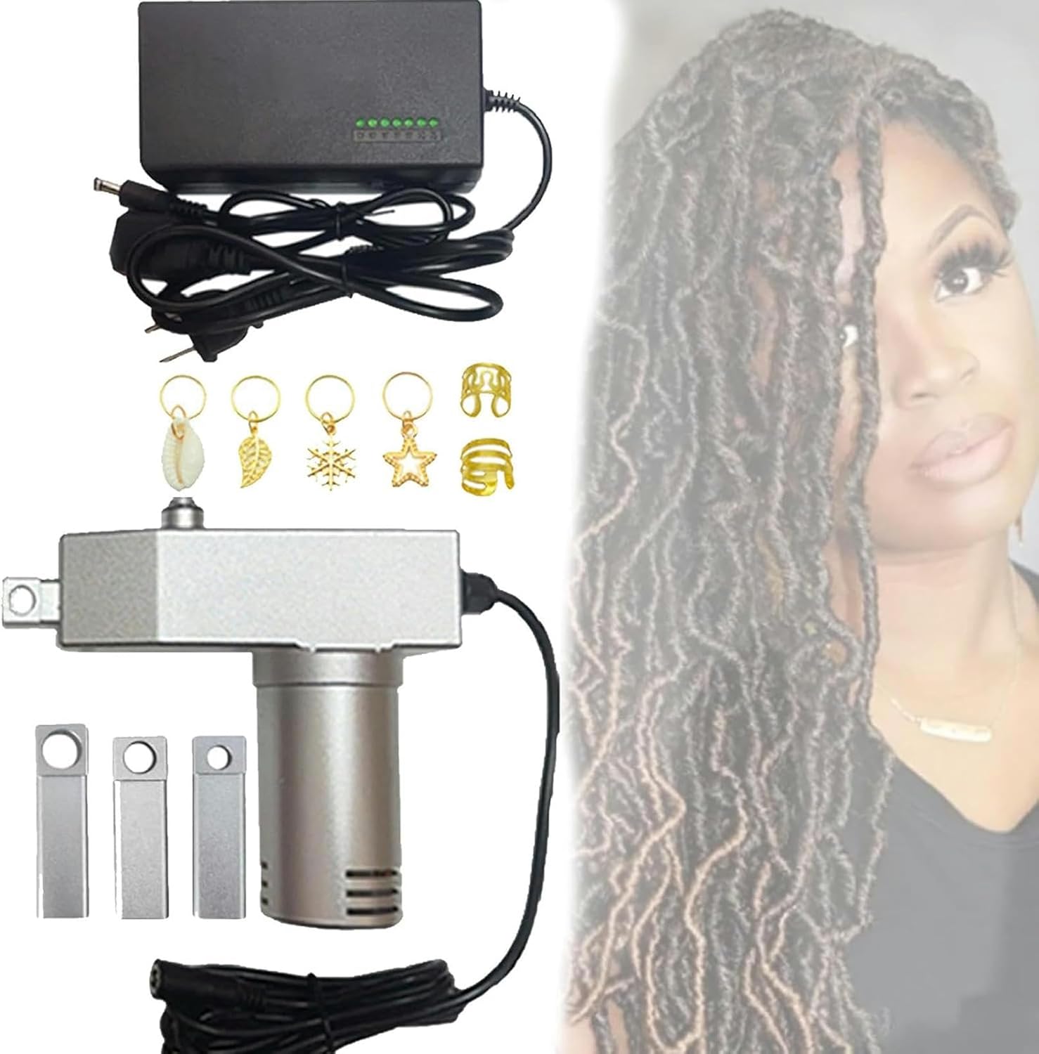 Amazon.com: LGEOELIAS Upgrade Dreadlocks Maker with 3 Head, Handheld ...