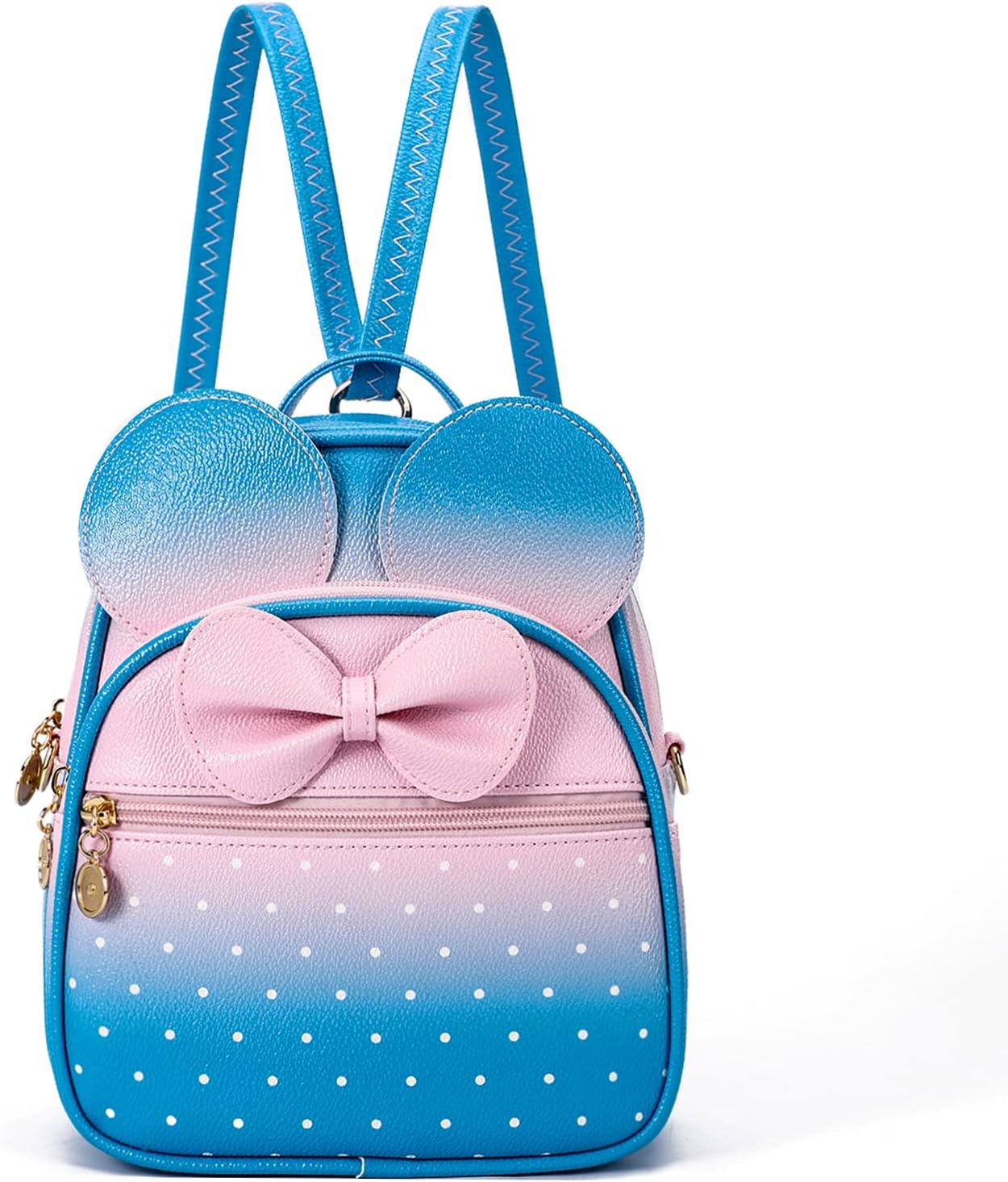 Amazon.com: KL928 Girls Mini Backpack Bowknot Polka Dot Cute Small ...