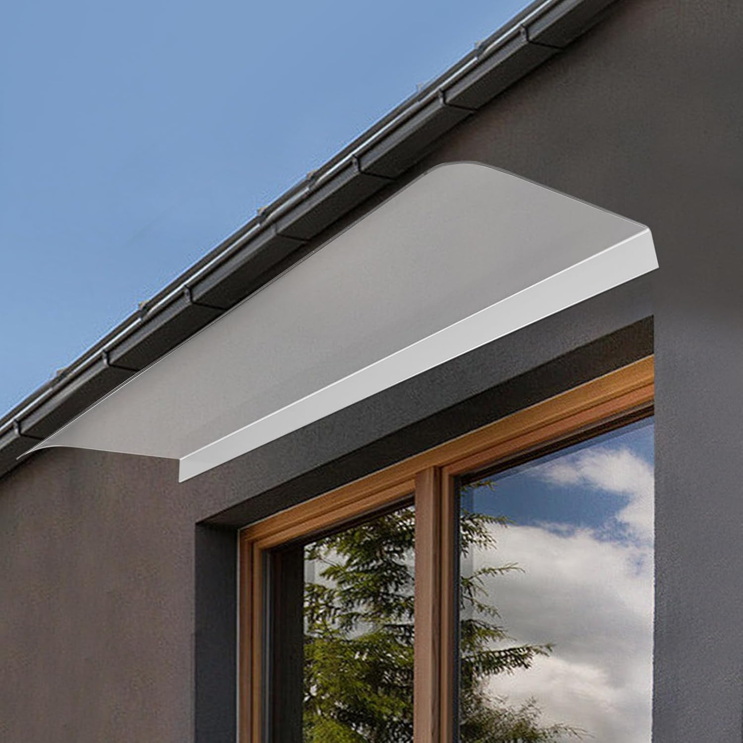 Amazon.com : Awning Canopy, Clear Rain Shelter, Window Awning Door ...