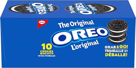 OREO, Original Chocolate Sandwich Cookies, 12 Packs, 10 OREOs per pack ...