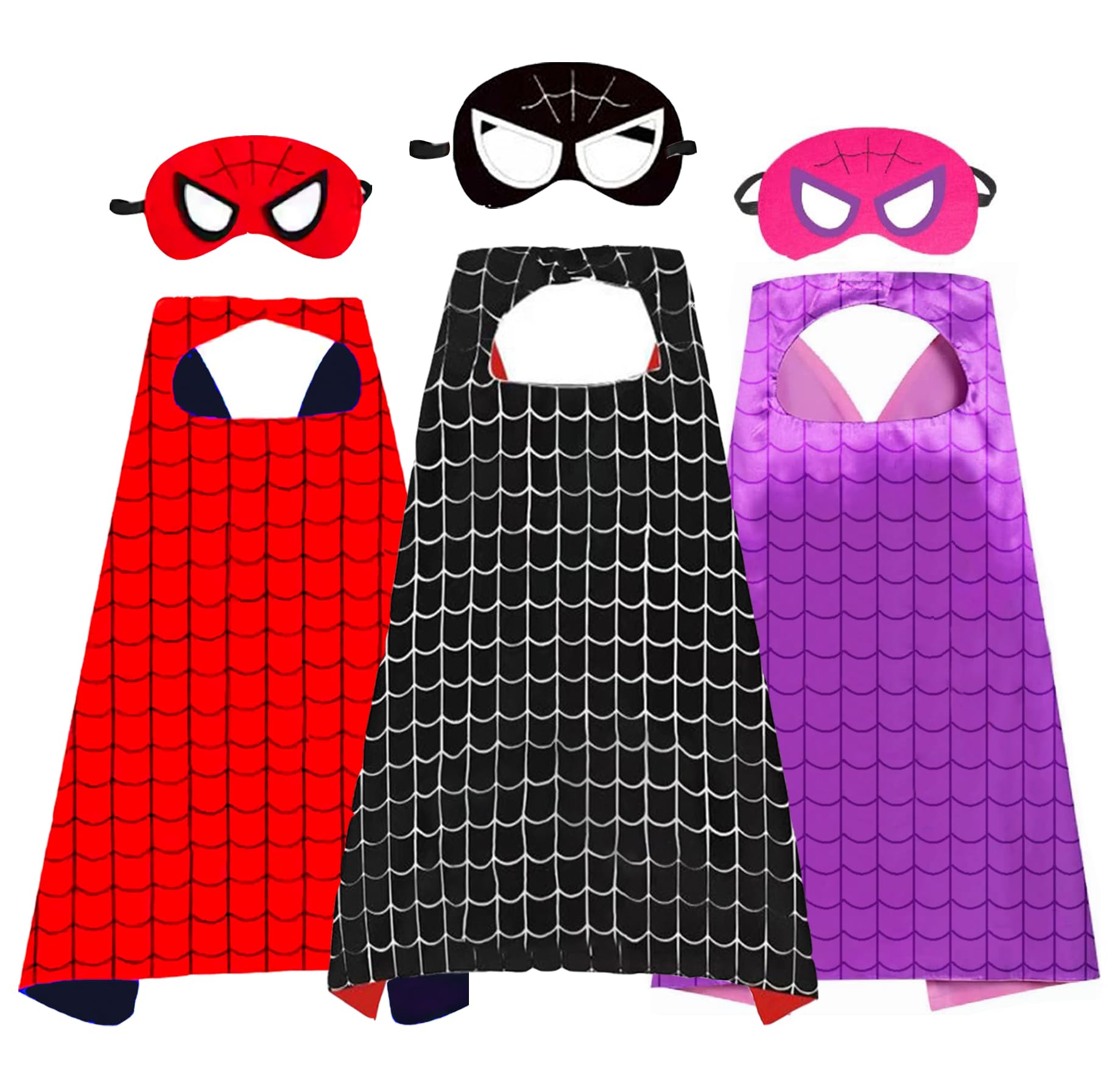 Amazon.com: RWAENN superhero Costume for kids- superhero Cape and Mask ...