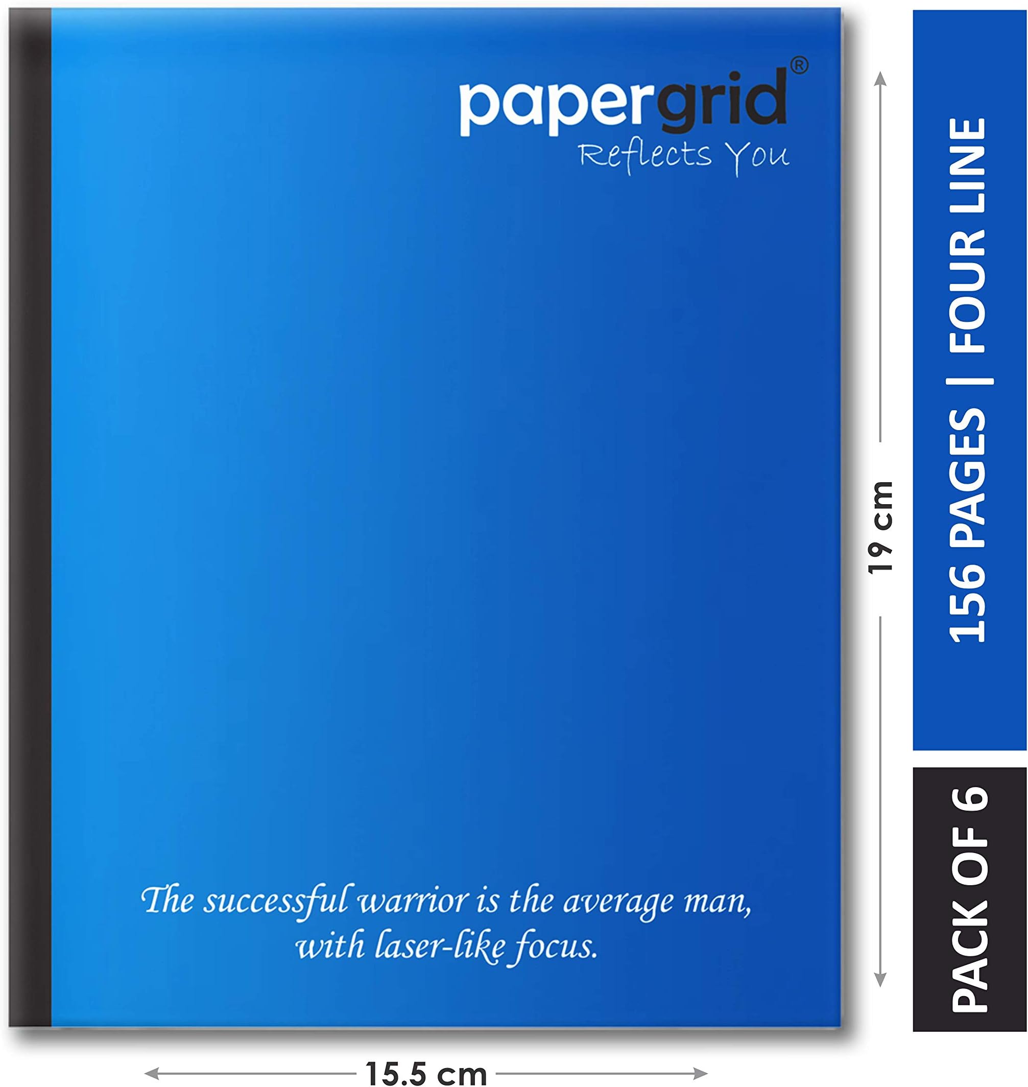 Classmate Notebook - Four Lines With Gap, 172 Pages, 240 mm x 180 mm ...