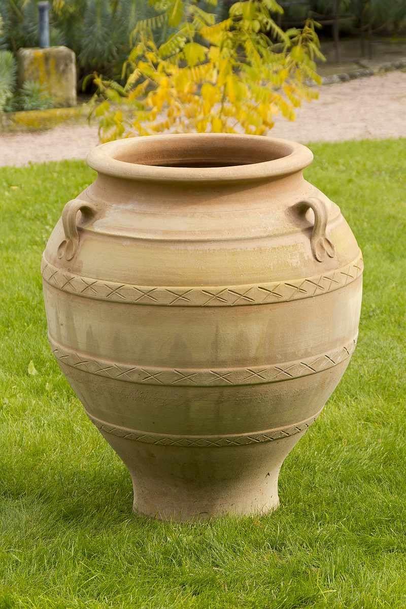 Amphore méditerranéenne en terre cuite - Fabriquée à la main ...