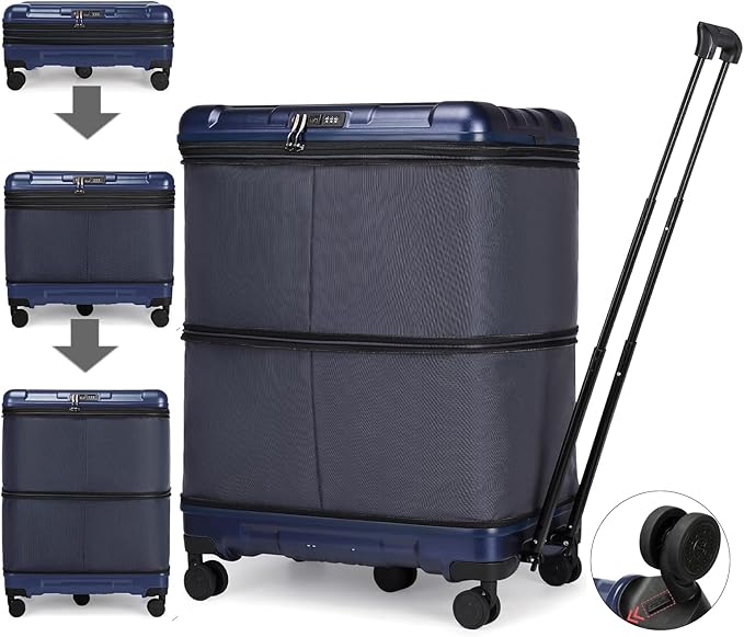 Amazon.com | Hlrmsat 32 Inch Expandable Luggage with Wheels,Double ...