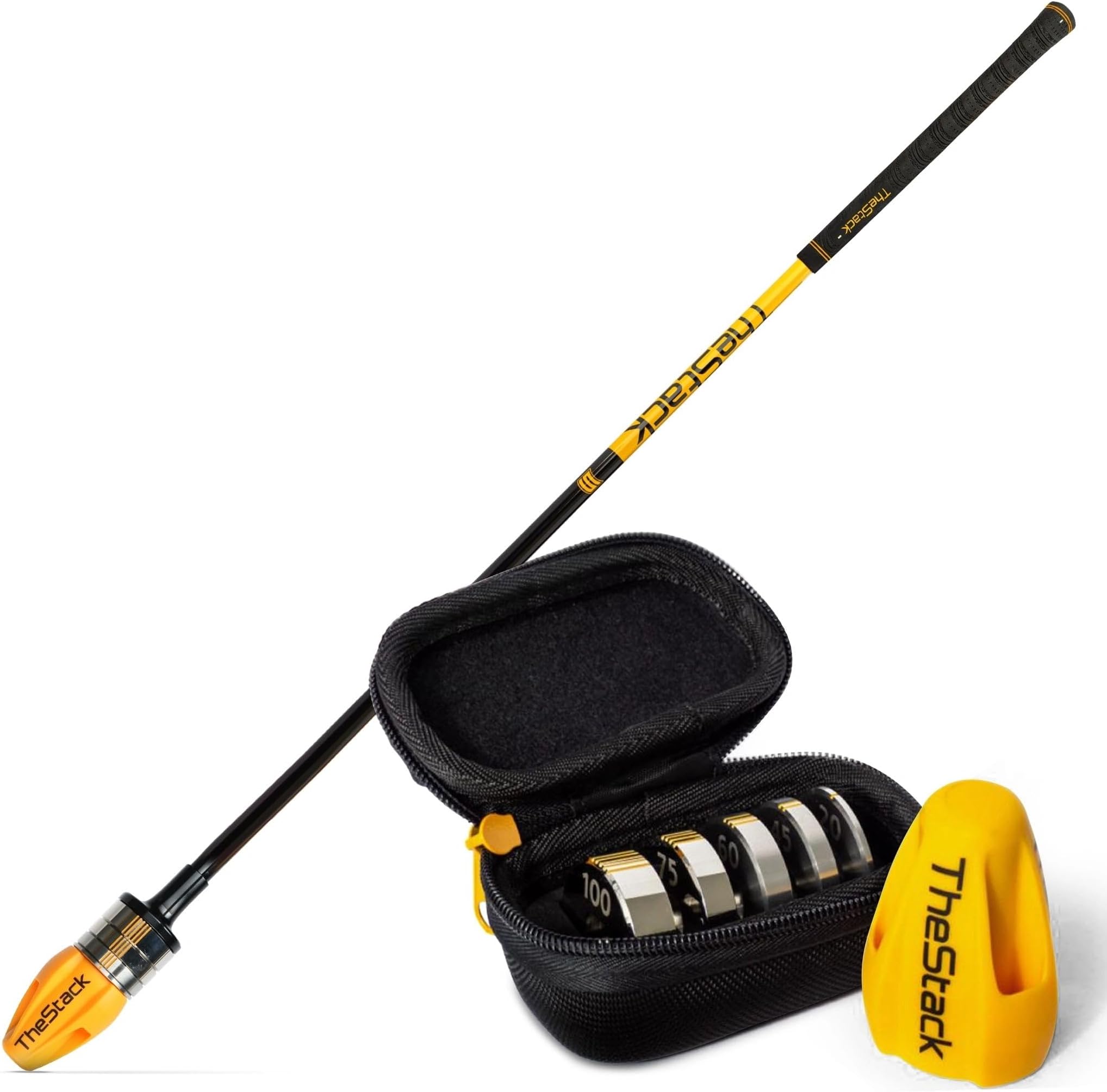 Amazon.com: Golf Swing Trainer Aid - Distance Power Stick, 5 Adjustable ...