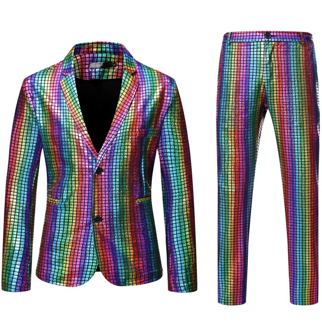 Snapklik.com : Guangmu Disco Costume Men 70s Costume Men Suit Mens ...