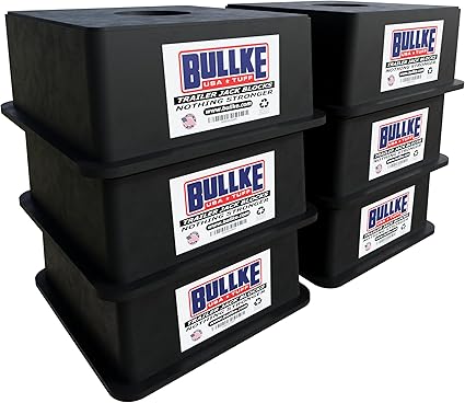 Amazon.com: USA-Made Trailer Jack Blocks | Up to 18,000 lbs. | Heavy ...