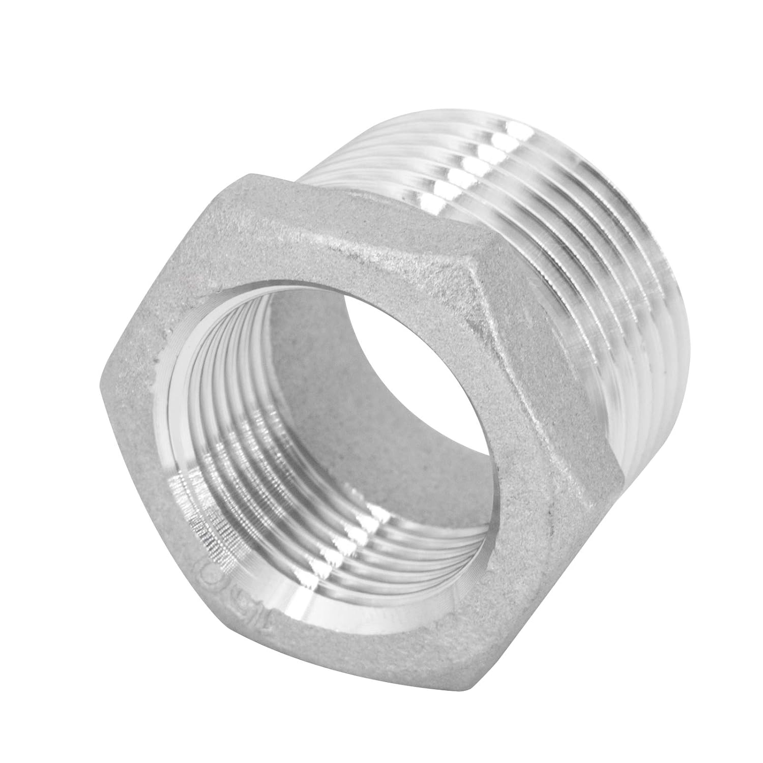 1" x 1/2" KI stainless steel reducer reducer V4A thread fitting AG x IG ...