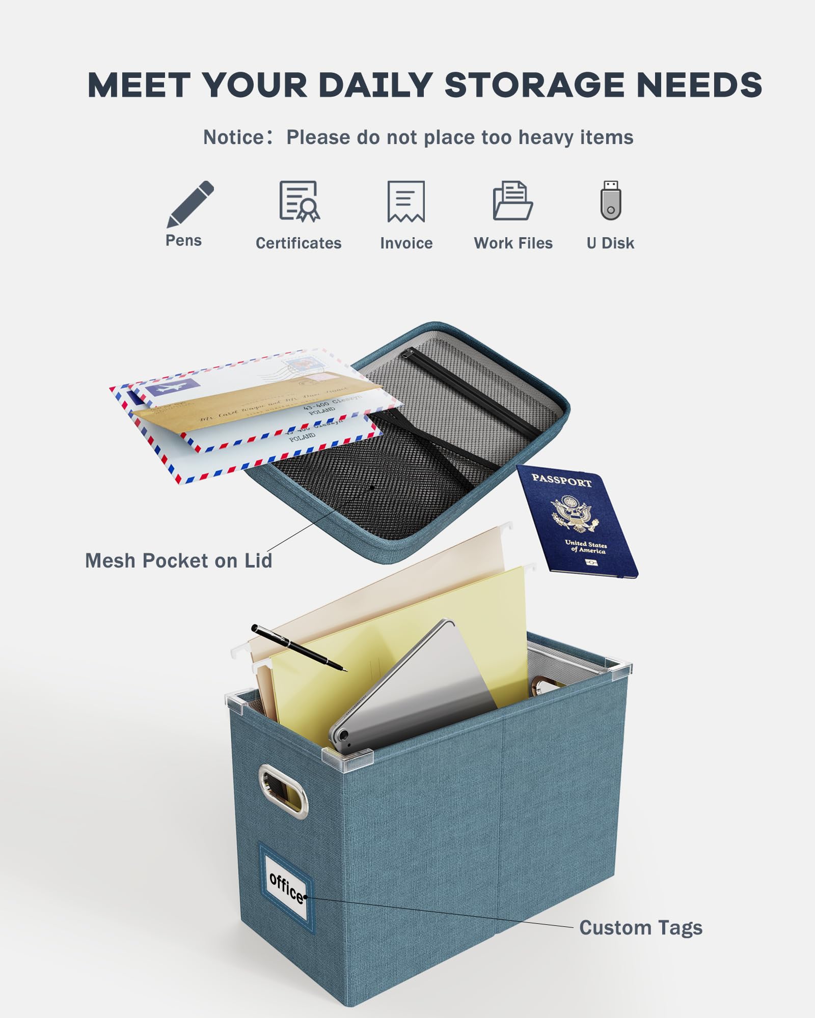 Snapklik.com : Oterri File Organizer Box