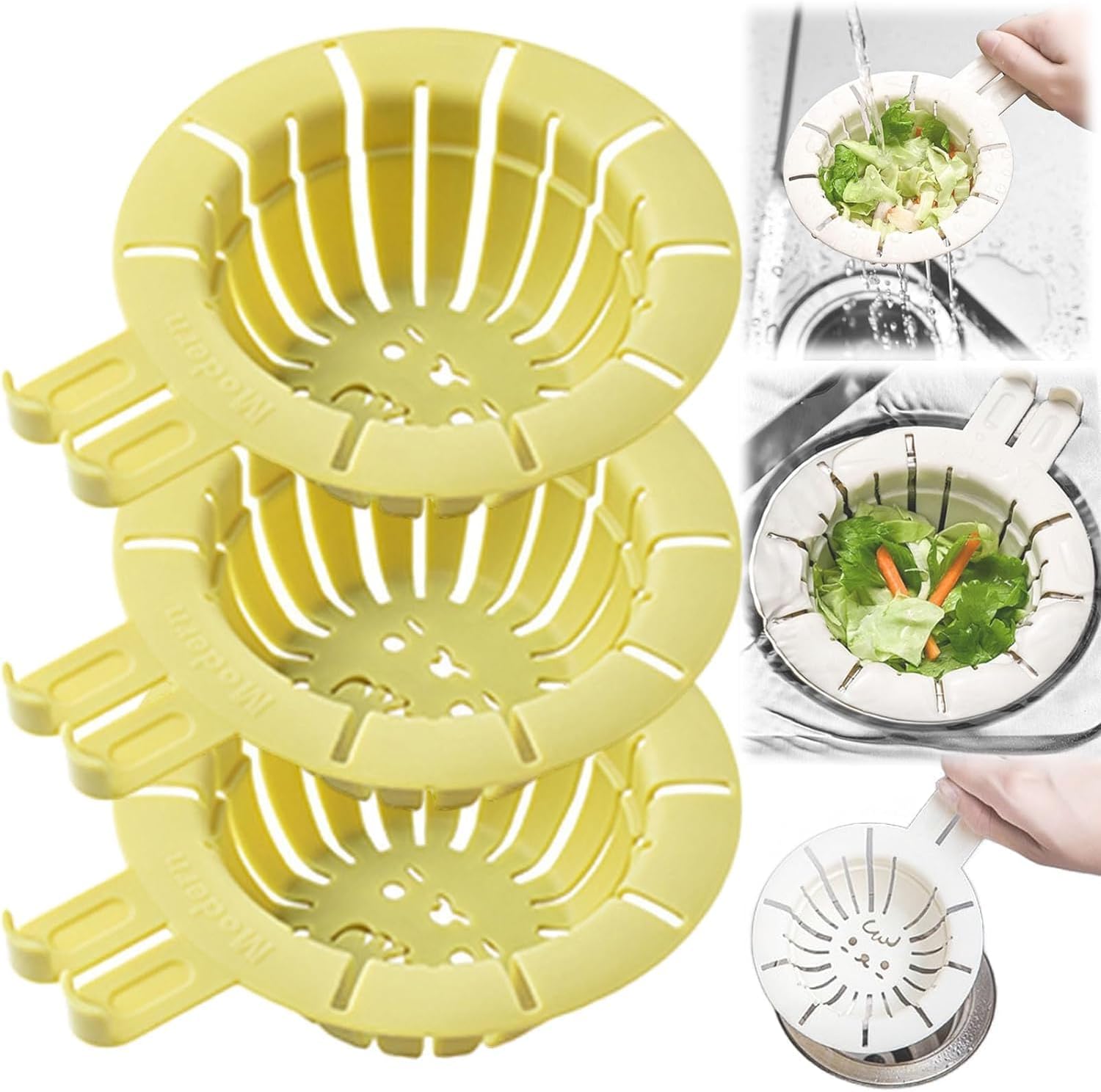 Amazon.com: Rabbit Draining Basket, Rabbit Ear Drain Basket ...