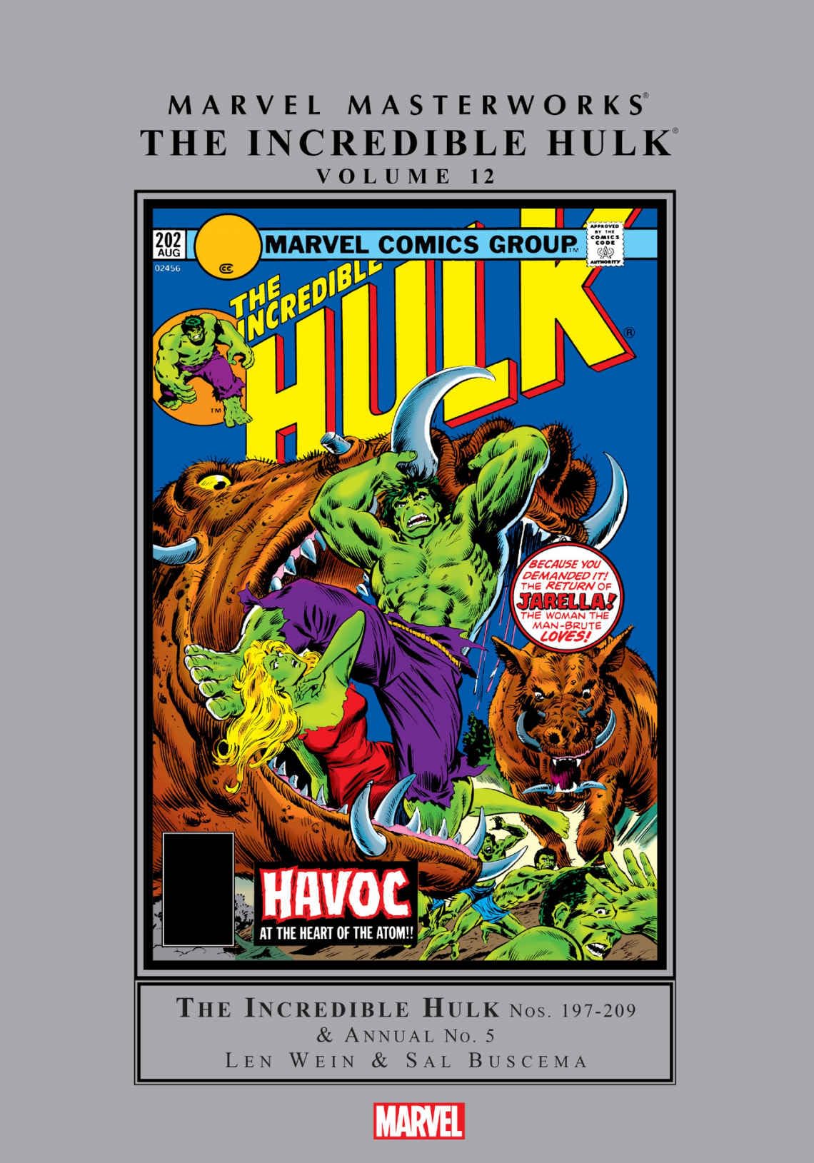 Marvel Masterworks: The Incredible Hulk Vol. 12 (Marvel Masterworks ...