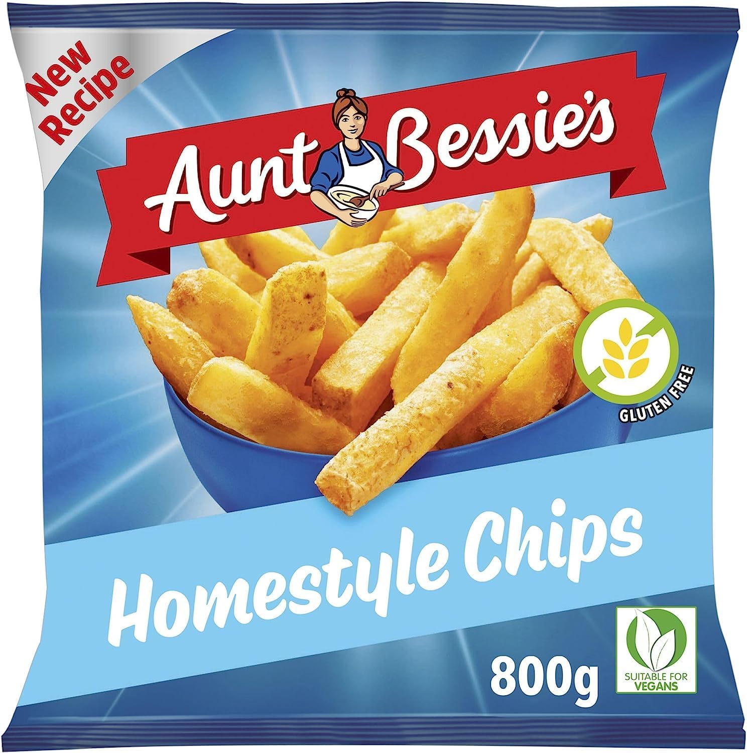 Aunt Bessie's Homestyle Chips 800g : Amazon.co.uk: Grocery