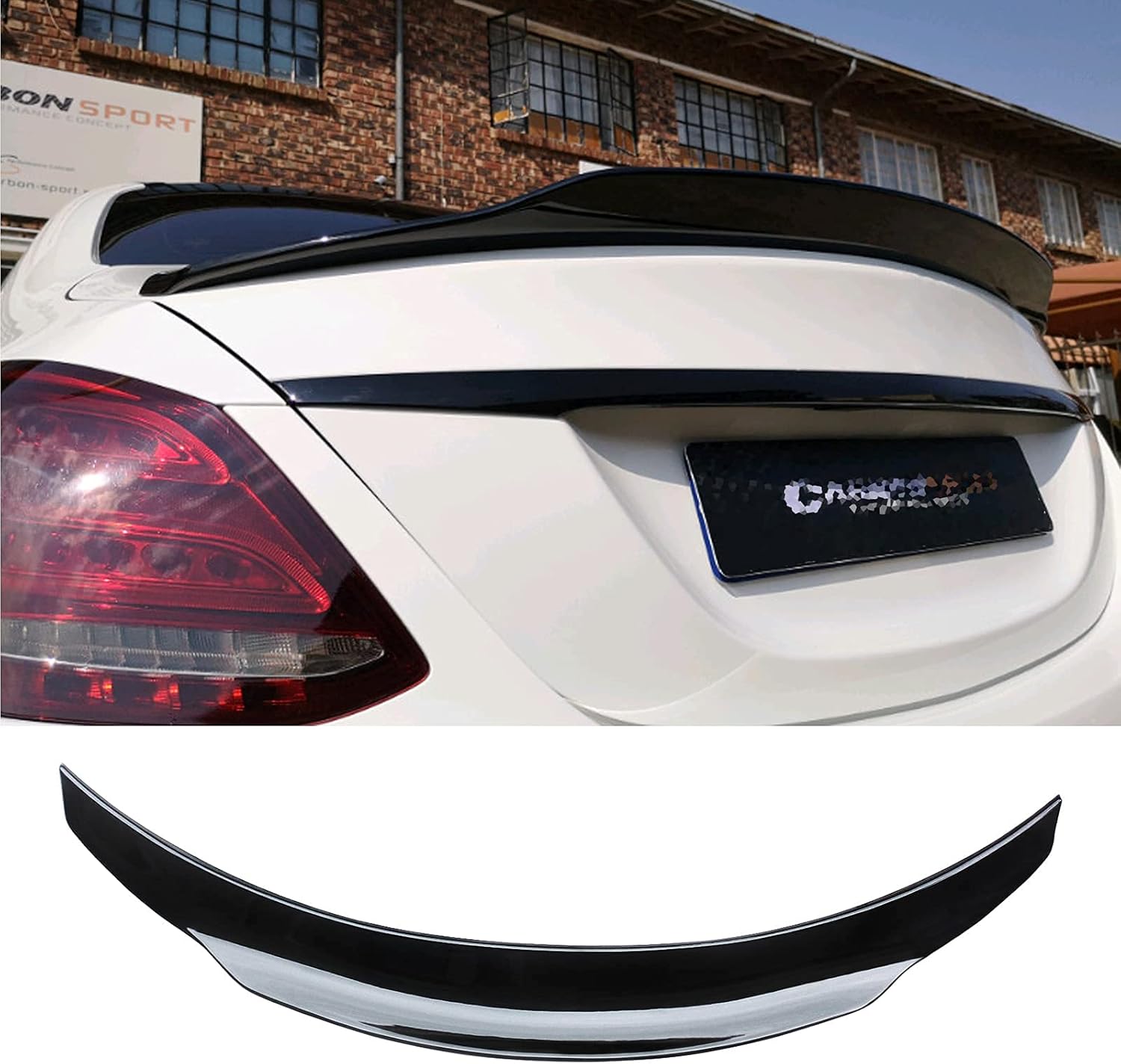 Amazon.com: YOUNGERCAR Rear Spoiler for 2017-2021 Benz W205 C-Class ...
