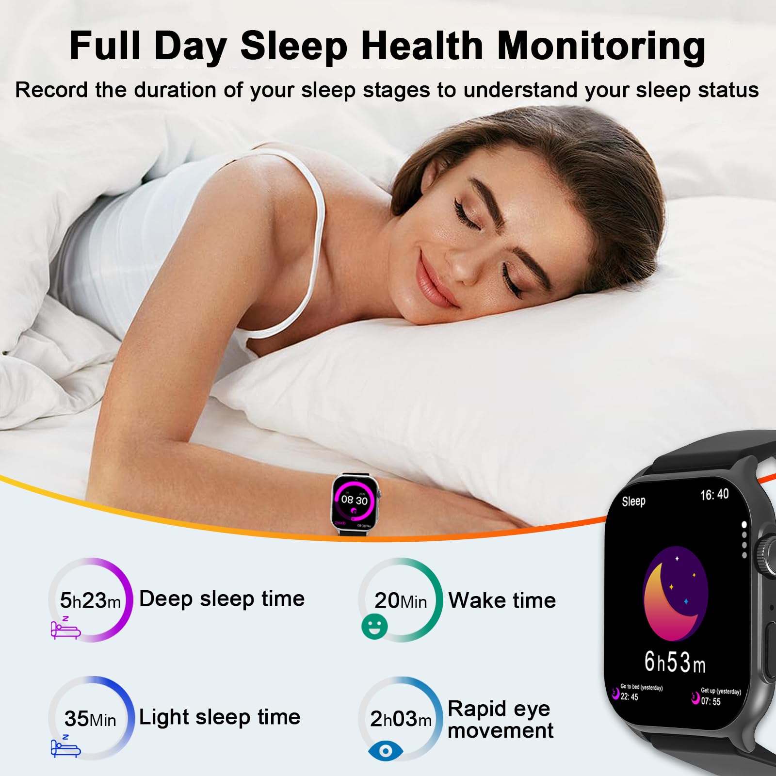 Snapklik.com : Smartwatch E07 Fitness Sports Watch, 1.96 Amoled HD ...
